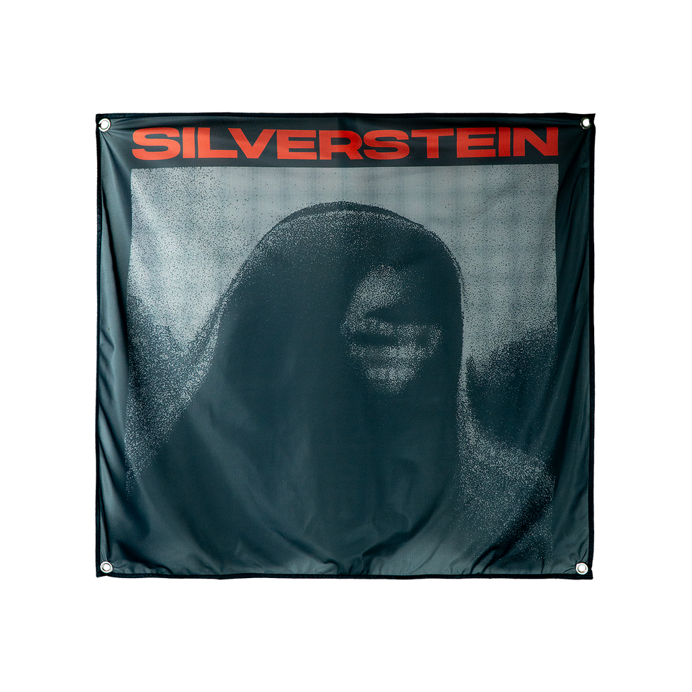 MISERY MADE ME FLAG (BLACK AND WHITE) – Silverstein