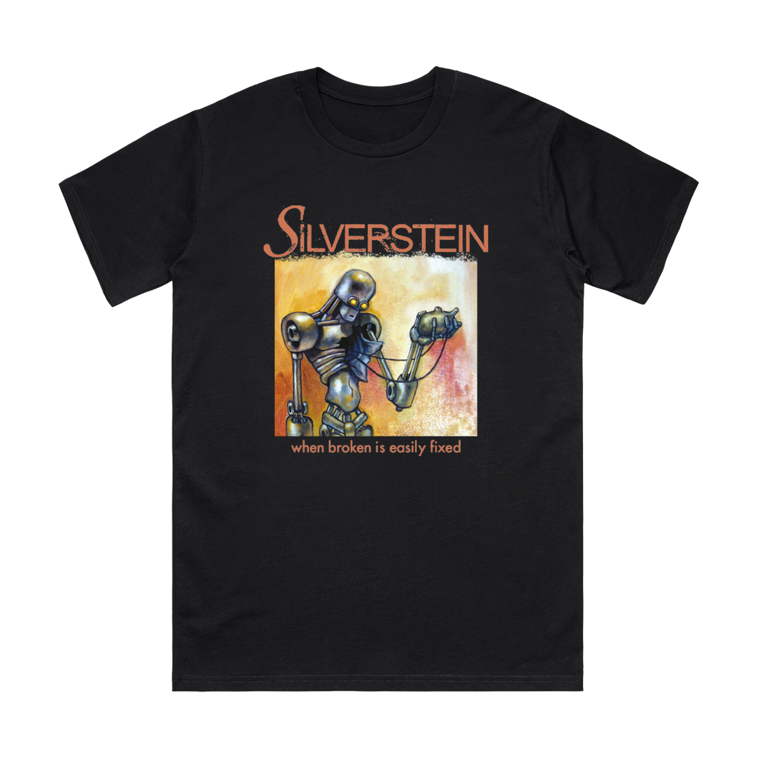 When Broken is Easily Fixed Black Tee – Silverstein